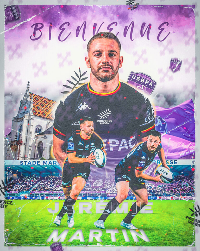 Jérémie Martin, nouvelle recrue de l'USBPA Rugby ! - USBPA Rugby (Bourg ...