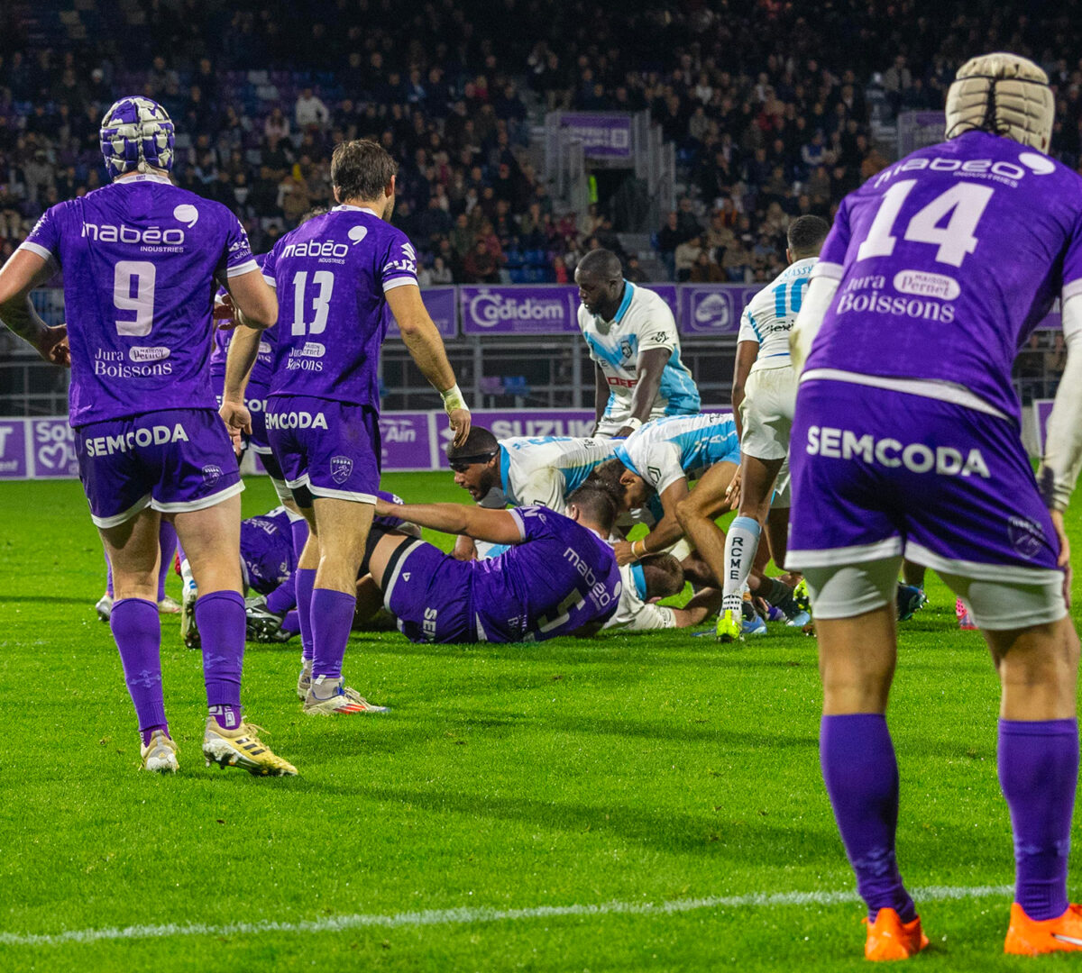 Semcoda soutient les Violets ! - USBPA Rugby (Bourg-en-Bresse)